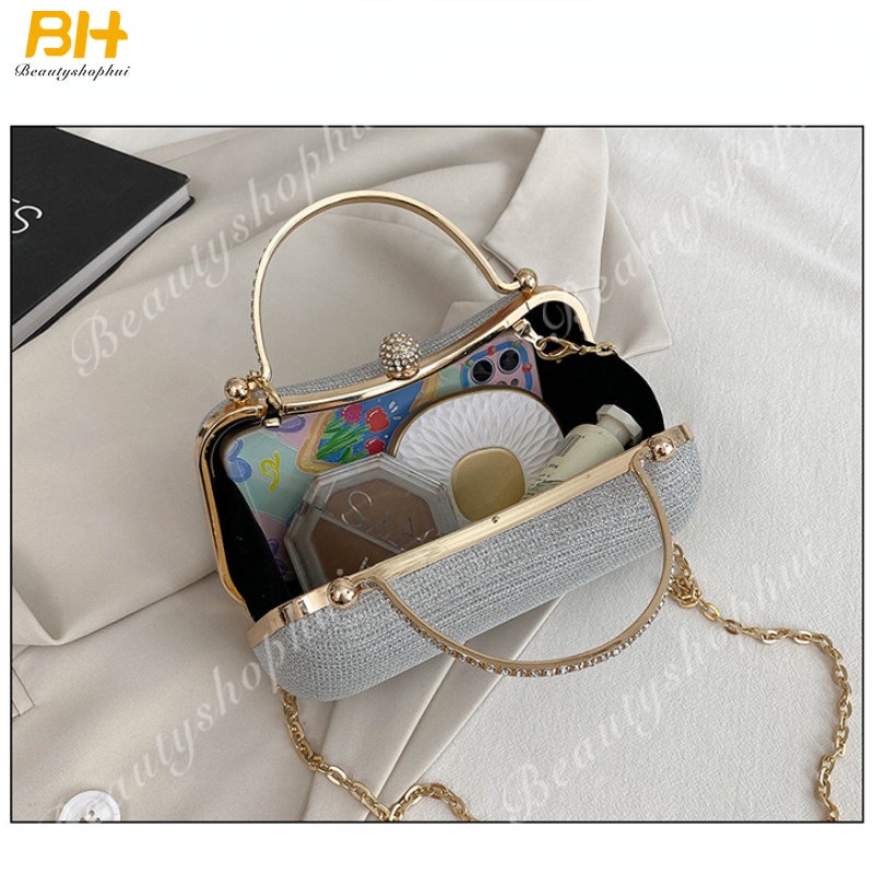 High-Grade Diamond Dinner Bag Fashion Ladies Evening Banquet Handbag ...