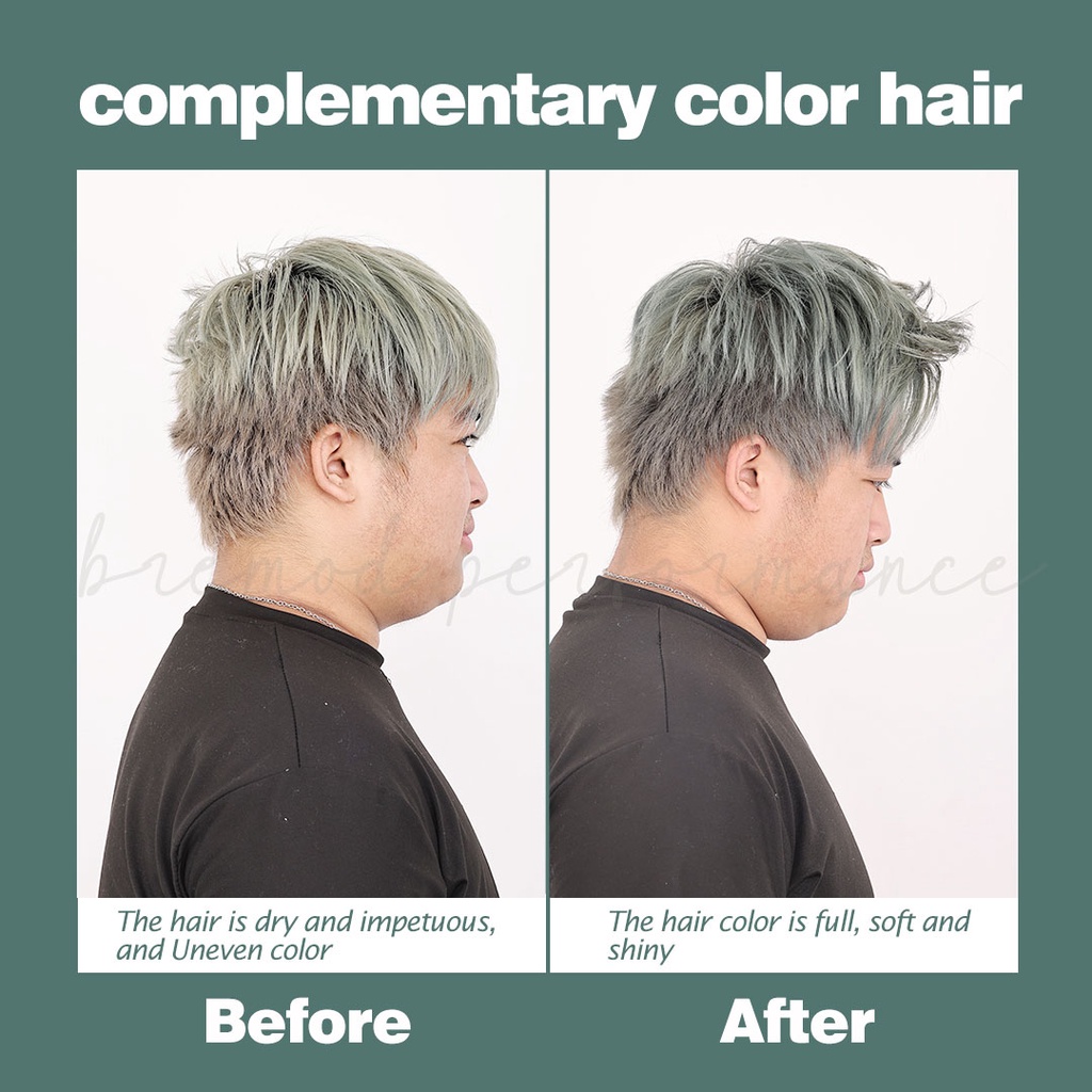 Bremod Color complementary Locking Nourish Damaged Hair Aoki Ash 100ml ...