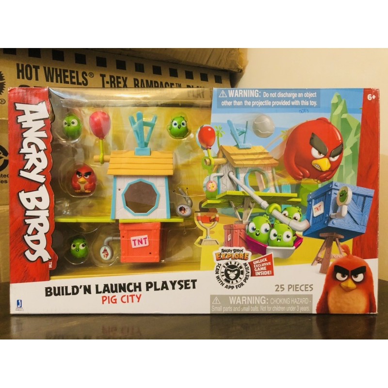 Angry Birds Build N' Launch Playset: Pig City (Large Box) | Shopee ...