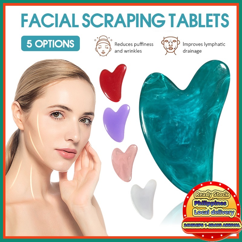 Face Gua Sha Board Massage Tool Facial Beauty Guasha Neck Scraping ...