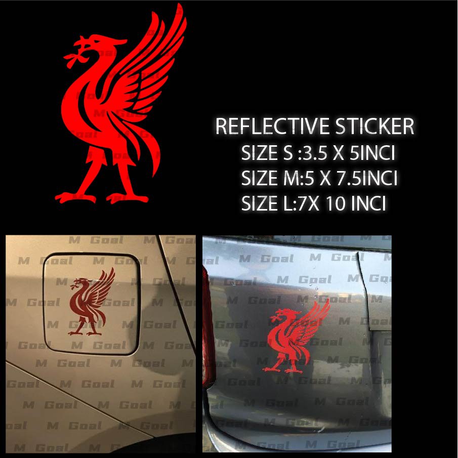 LIVERPOOL HIGH GRADE CAR STICKER REFLECTIVE | Shopee Philippines
