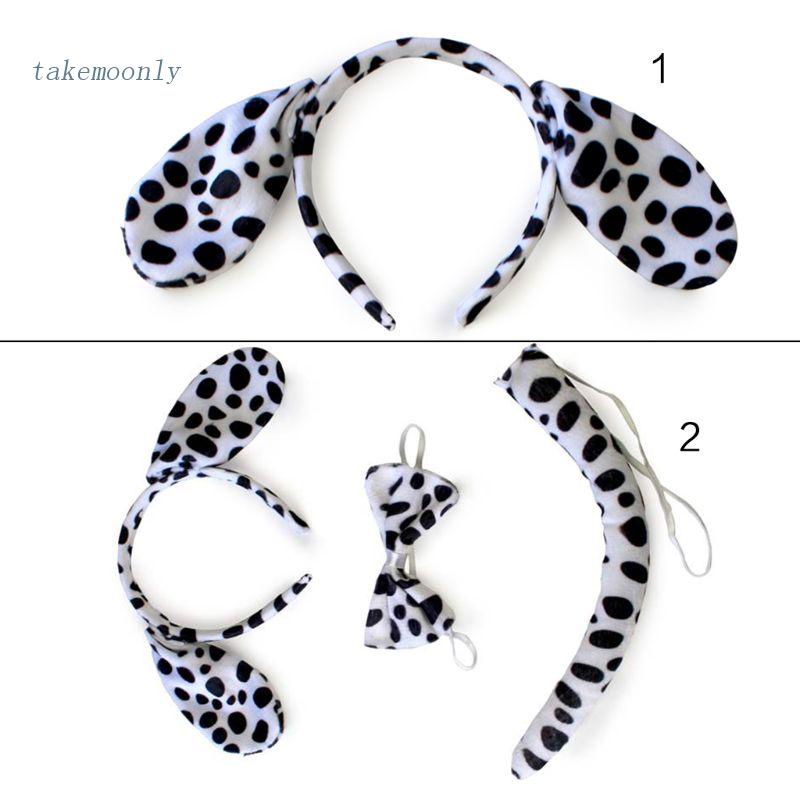 TAK Cute Animals Cosplay Costume Sets Kids Adult Large Dalmatian Spotty ...