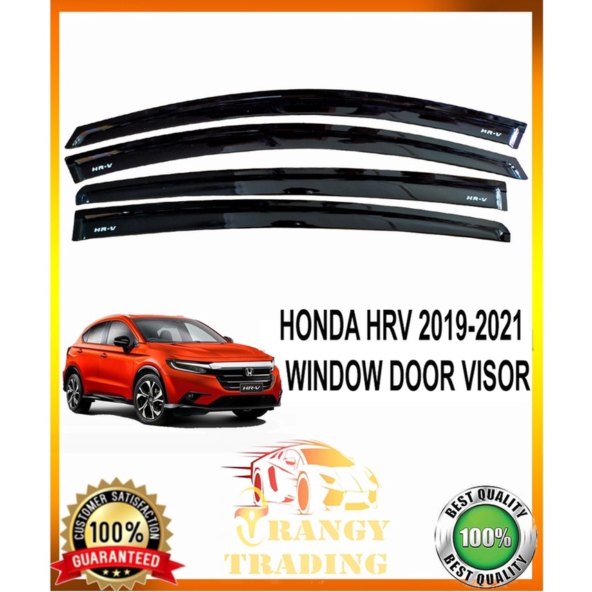 Honda HRV HR-V 2019 to 2021 OEM Window Door Rain Visor Black 2020 ...
