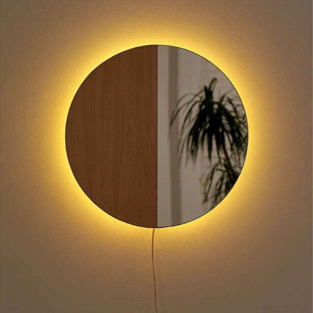 Aesthetic Aesthetic Wall Mirror / Lamp Mirror / Lamp Mirror / Hanging ...