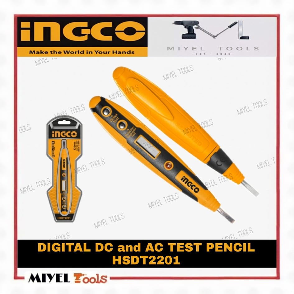 INGCO Digital DC and AC Test Pencil HSDT2201 | Shopee Philippines