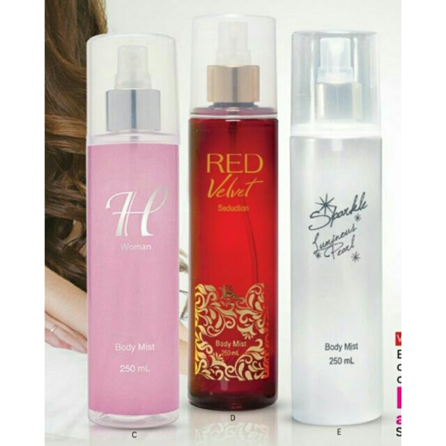 Red Velvet Seduction Body Mist 250ml | Shopee Philippines