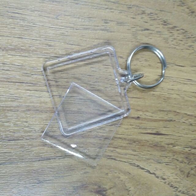Acrylic Square Keychain Photo Insert (50pcs) | Shopee Philippines