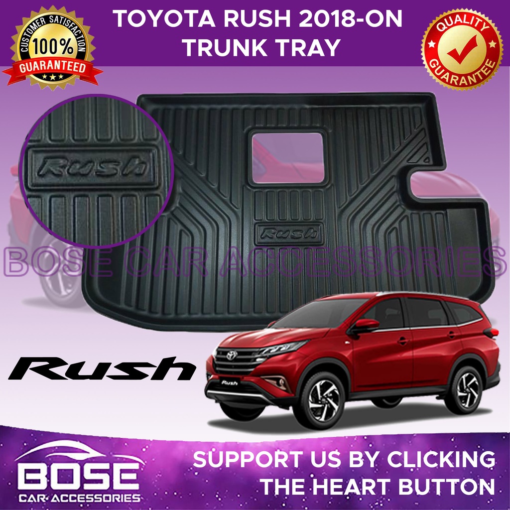 Toyota Rush 2018 - 2023 Model OEM Rear Trunk Tray / Cargo Trunk Tray ...