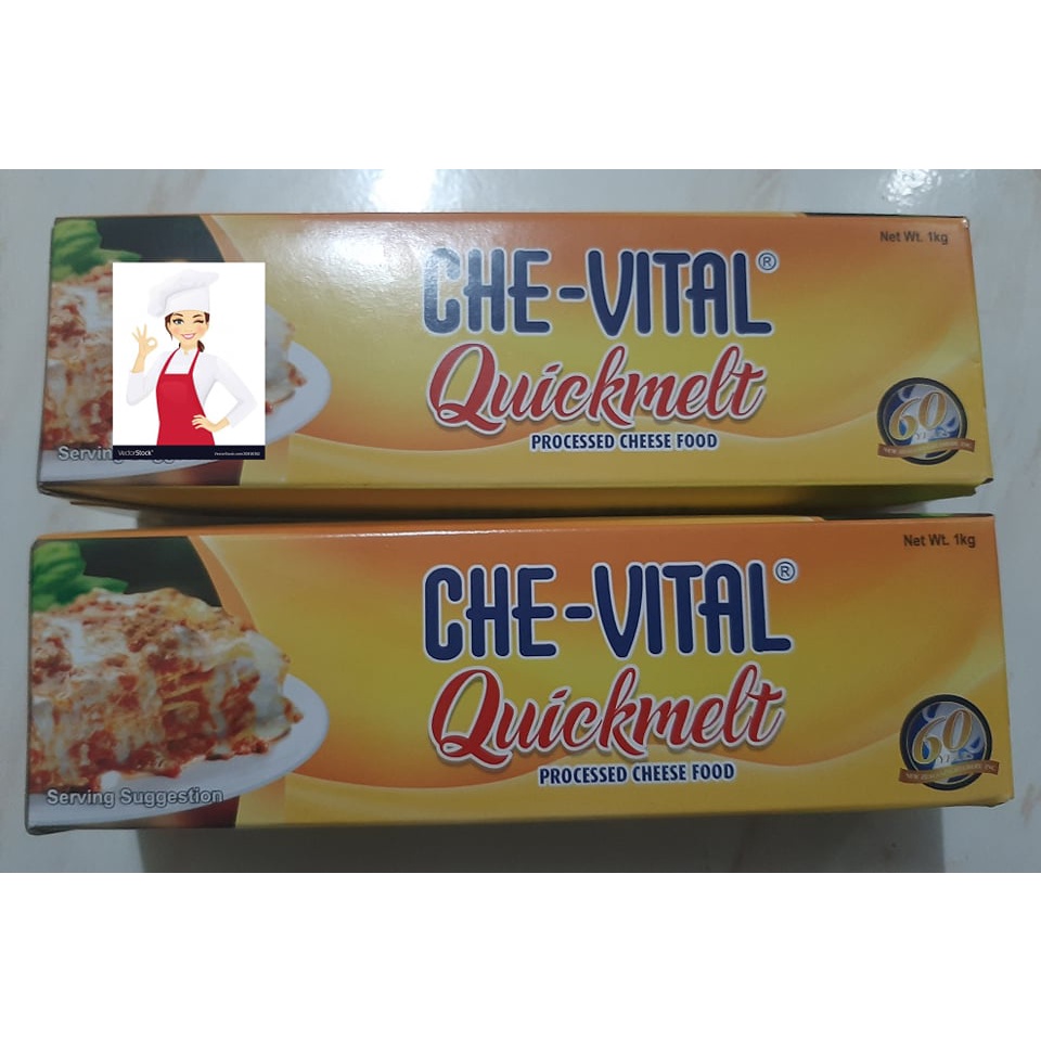 100% 1kg Che-Vital Quickmelt Cheese 1kg Chevital Fast Delivery | Shopee ...