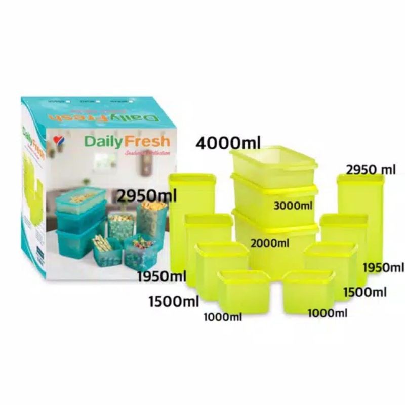 Daily Fresh jar set contains 11 pcs | Shopee Philippines