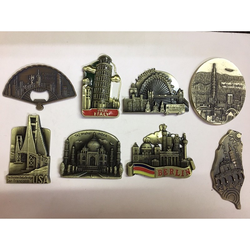 SALE! Assorted Metal Ref Magnets for Souvenirs | Shopee Philippines