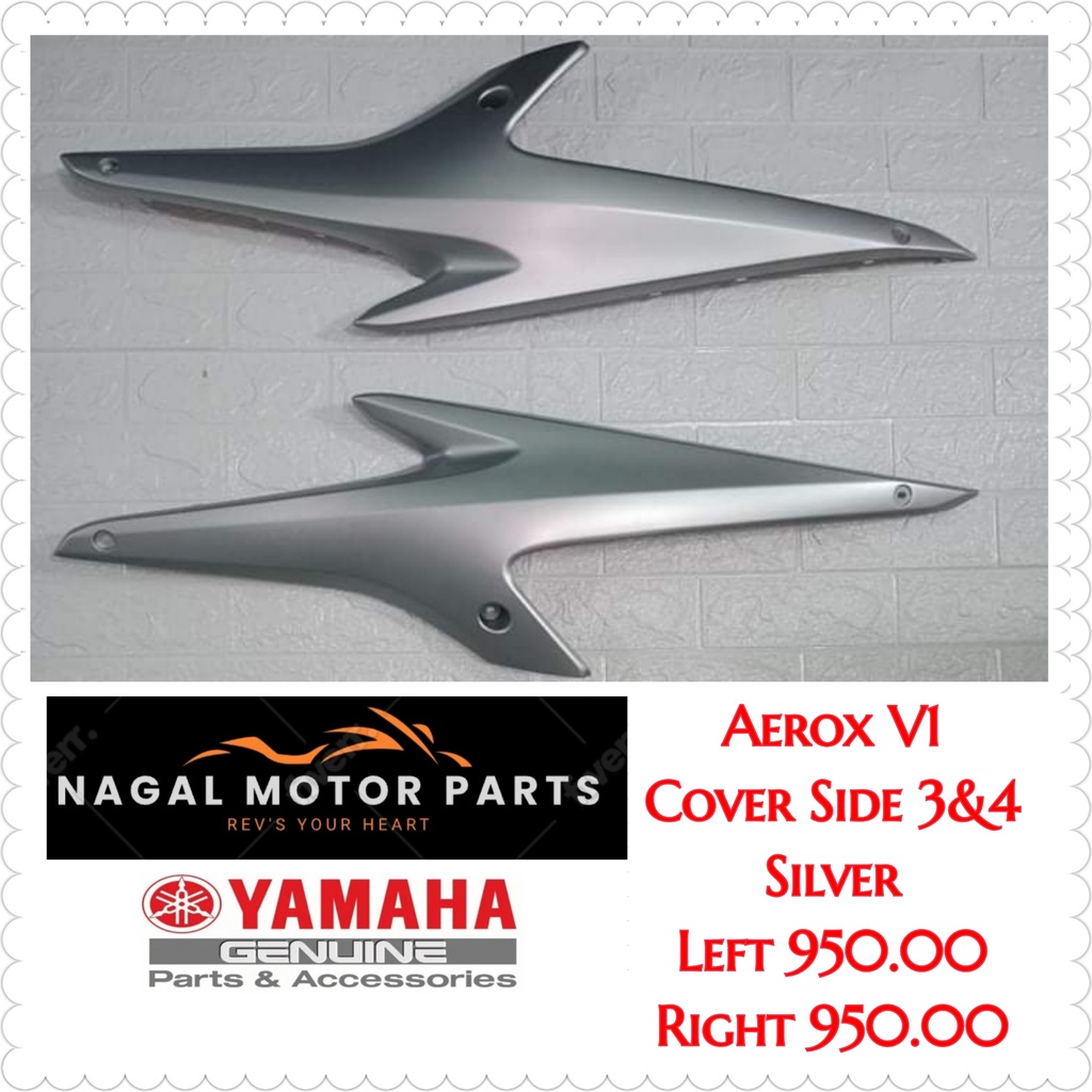 COVER SIDE 3&4 OR Z FAIRINGS FOR AEROX V1 YAMAHA GENUINE PARTS | Shopee ...
