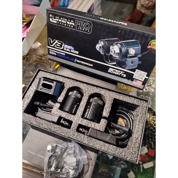 LUMINA PRO V3 MINI DRIVING LIGHT with free DOMINO 3WAY SWITCH | Shopee ...
