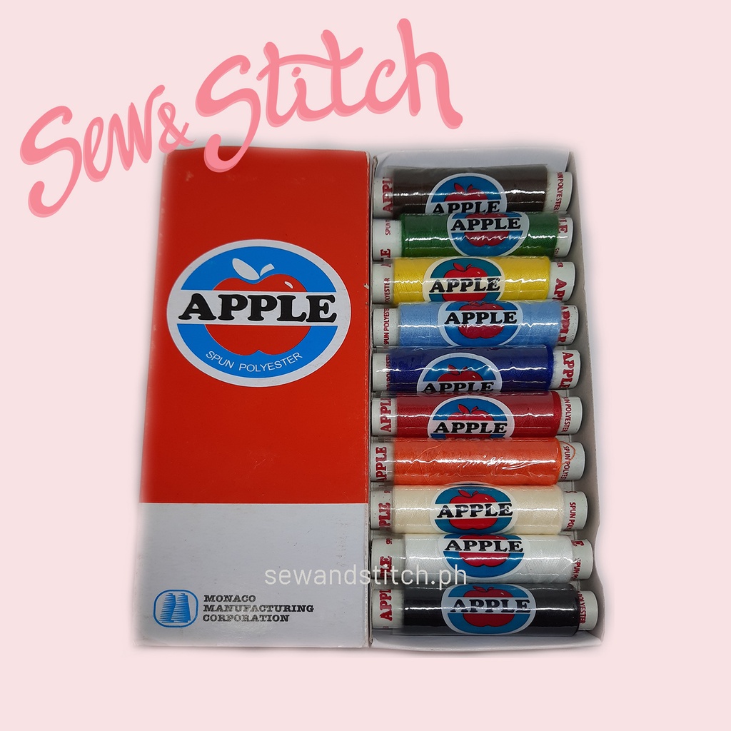 Apple Sewing Thread / Spun Polyester Thread 100 Meters (Sold per Box ...