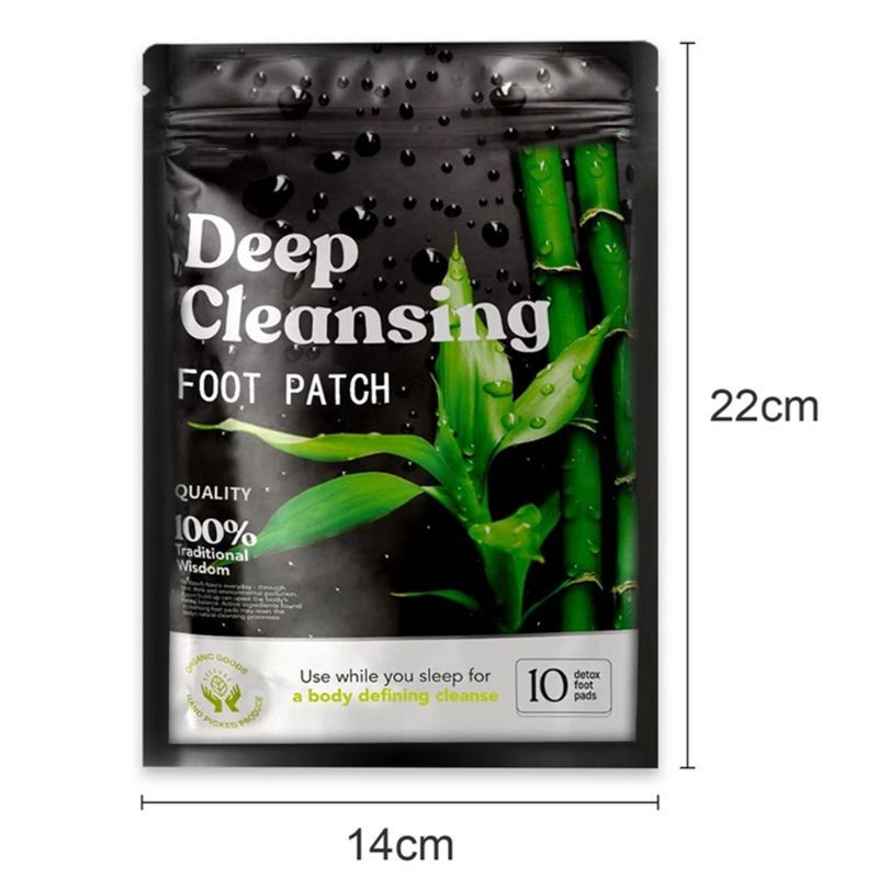 Premium Deep Cleansing Foot Pads for Stress Relief, Better Sleep ,Foot Care , Organic Foot ...