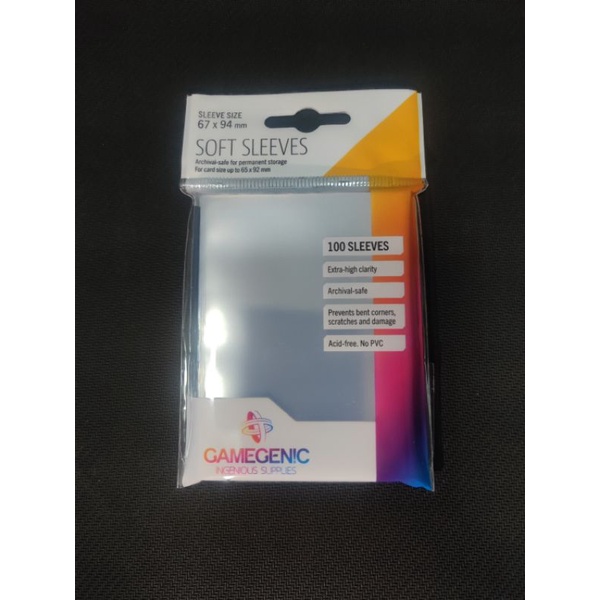 GameGenic soft sleeves 67x94mm 100ct | Shopee Philippines