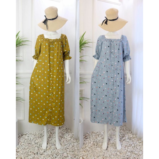 Daster /daster Rayon Viscose Adem/Daster Harian (LALUNA) | Shopee ...