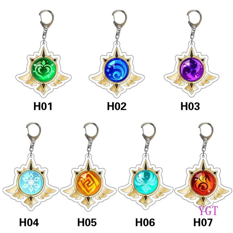 YGT 7 Style Fashion Anime Genshin Impact Zhongli Diluc Venti Paimon ...