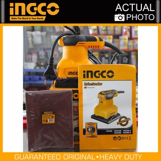 Ingco Palm Sander Wood Finishing Tool Sanding Machine 240W With 5Pcs ...