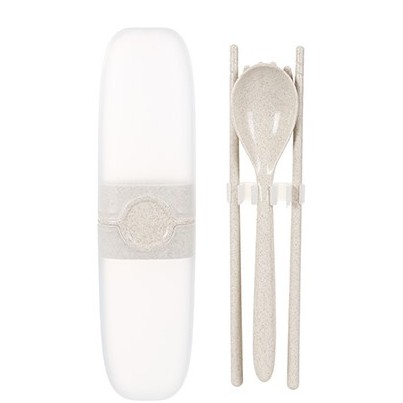 Miniso Wheat Fiber Cutlery Set 3 Pack | Shopee Philippines