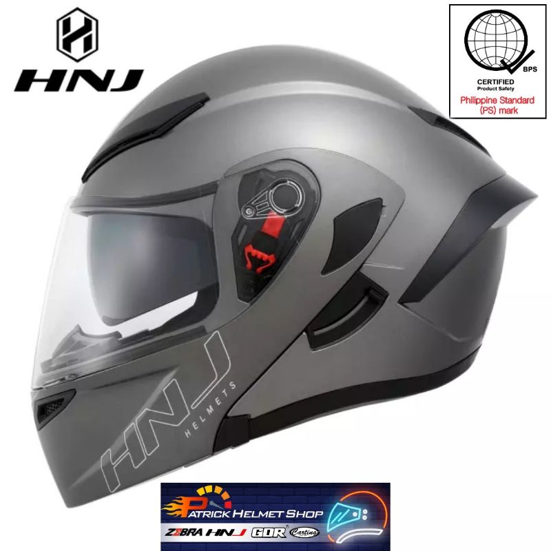 COD HNJ NEW DESIGN 852 Full Face Dual Visor Modular Helmet | Shopee ...