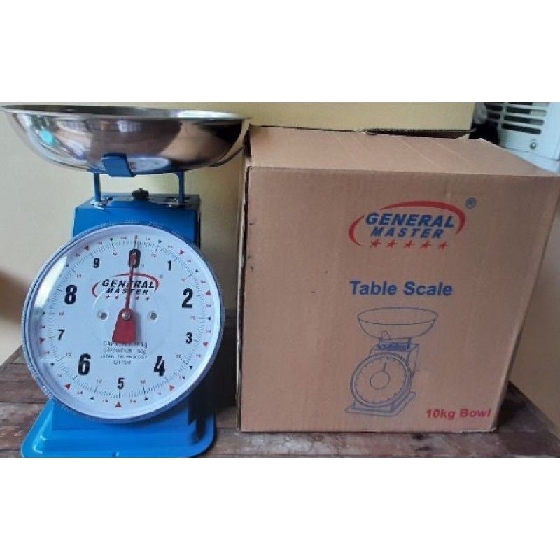 heavy duty general master 10kg dial spring weighing scale/timbangan ...