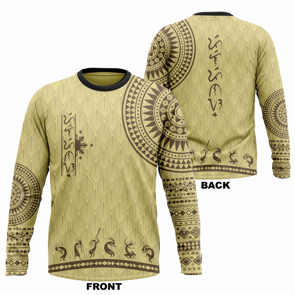 Long Sleeve Full Sublimation Pilipinas Tribal Design | Shopee Philippines