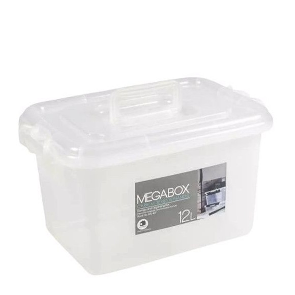 Megabox Storage Box 12L (Clear) | Shopee Philippines