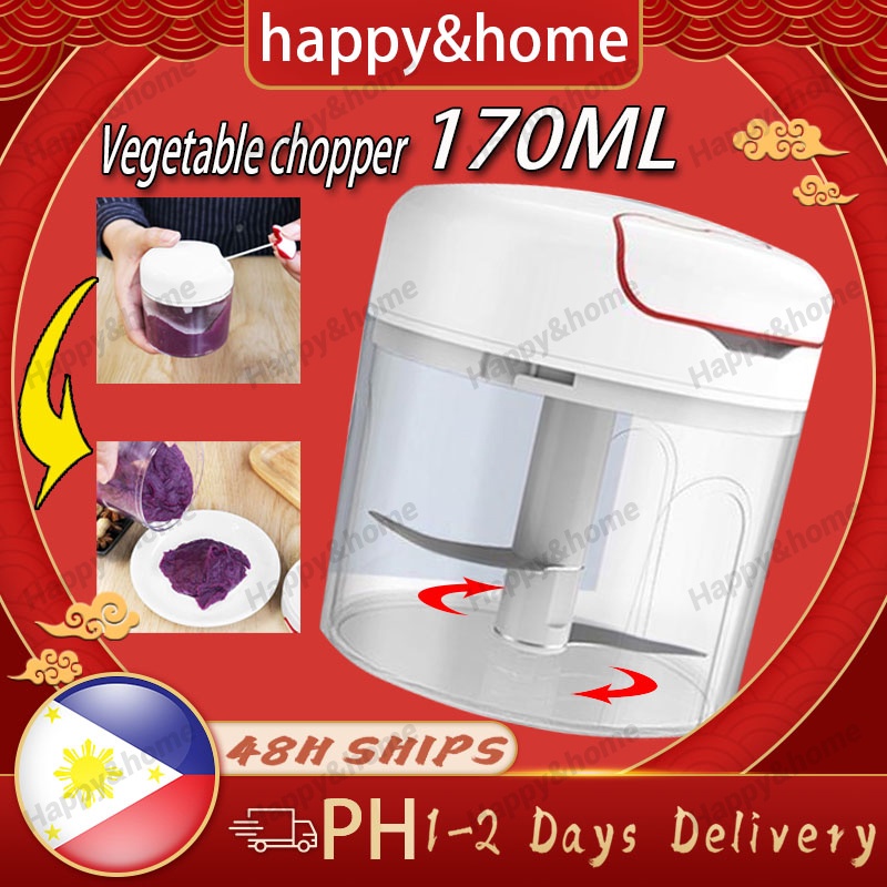Multifunctional Mini Food Chopper Hand Pull Garlic Grinder Onion Ginger ...