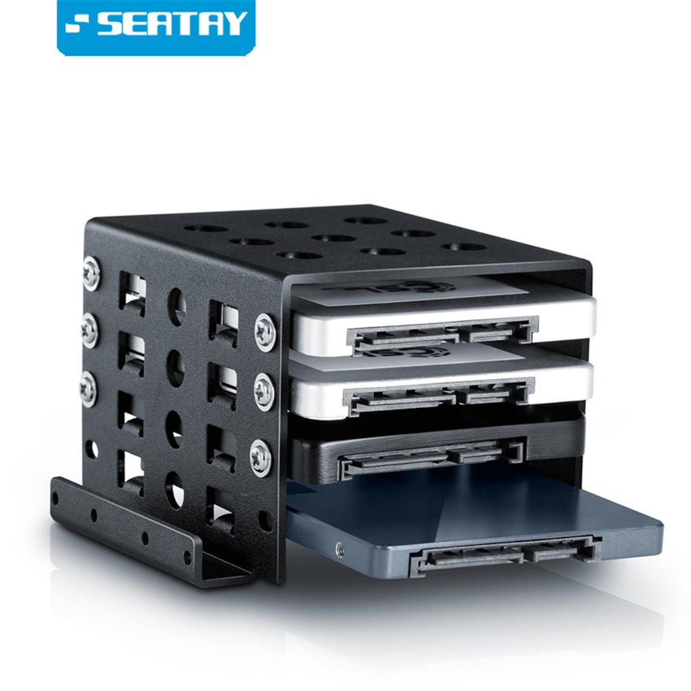 [COD] 4 Bay 2.5 inch to 3.5 inch SSD Hard Drive Caddy Internal Mounting Tray Rack BEL | Shopee ...