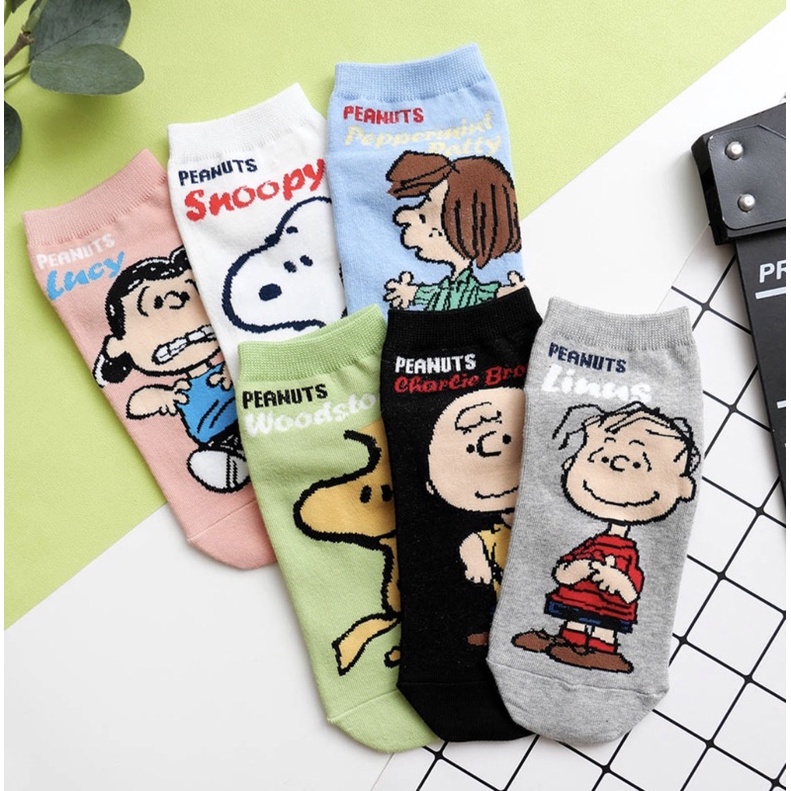 Korean Socks - Snoopy Charlie Socks - Iconic Socks | Shopee Philippines