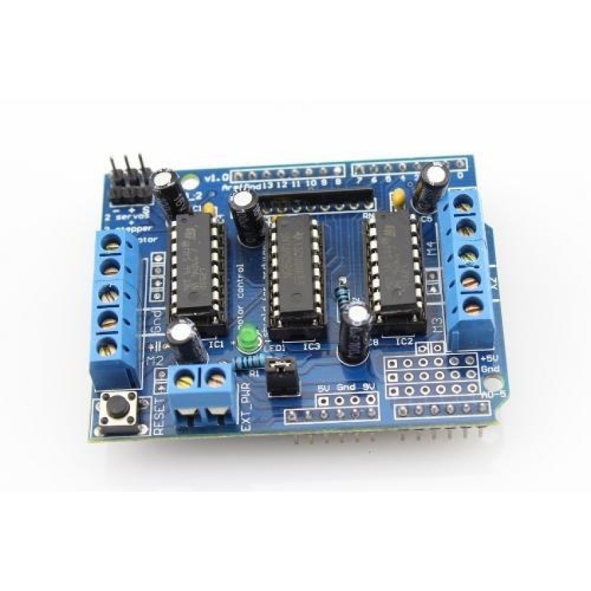 Circuitrocks Motor Driver Shield Four Channel L293d For Arduino ...