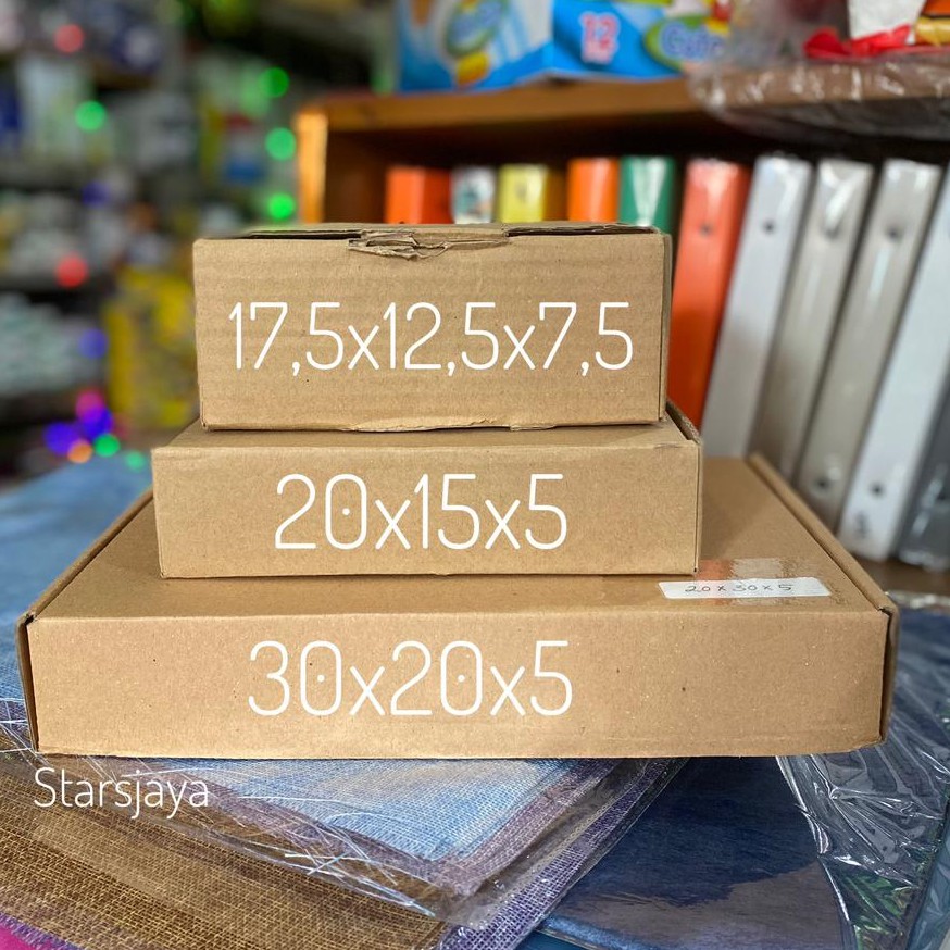 Plain Die Cut Box 20 x 15 x 5, Cake Box, Packaging Box, Cardboard ...