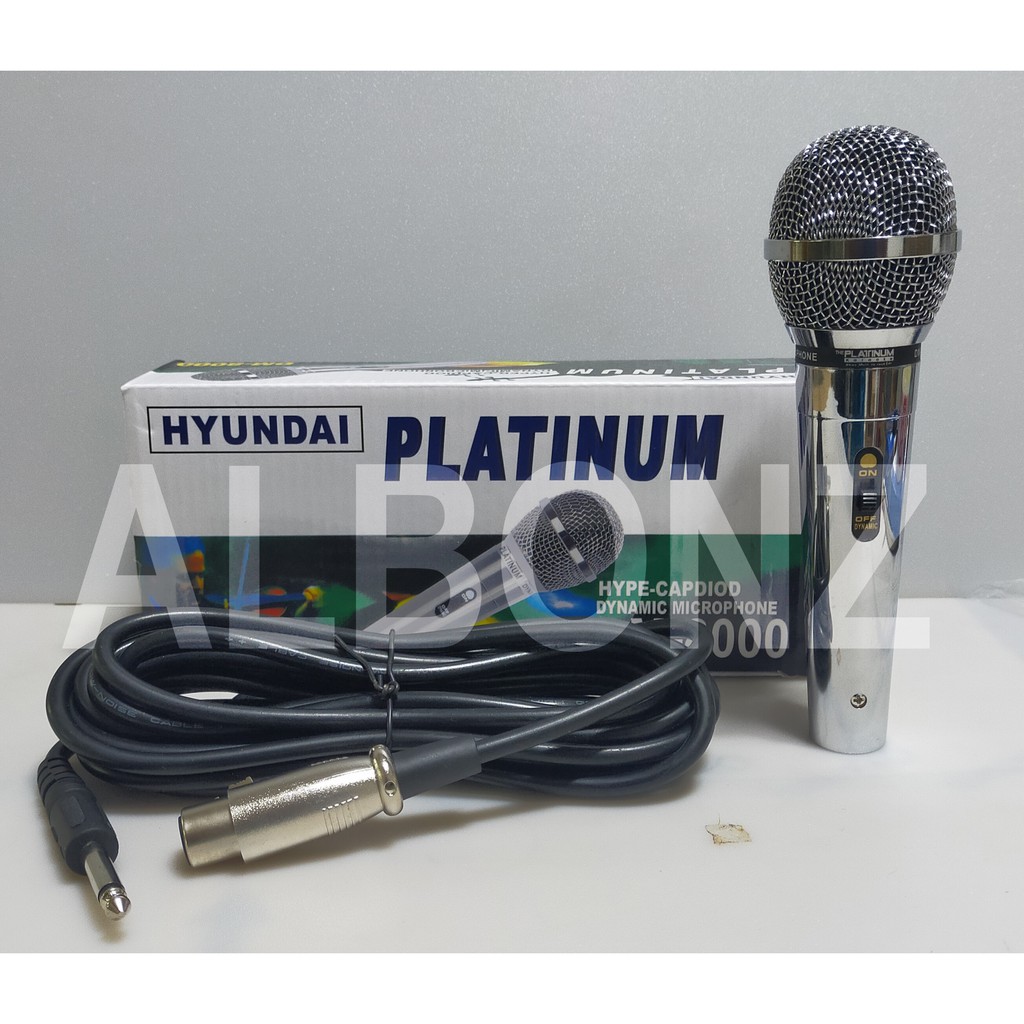 Platinum Hyundai DM-8000 Professional Dynamic Microphone | Shopee Philippines