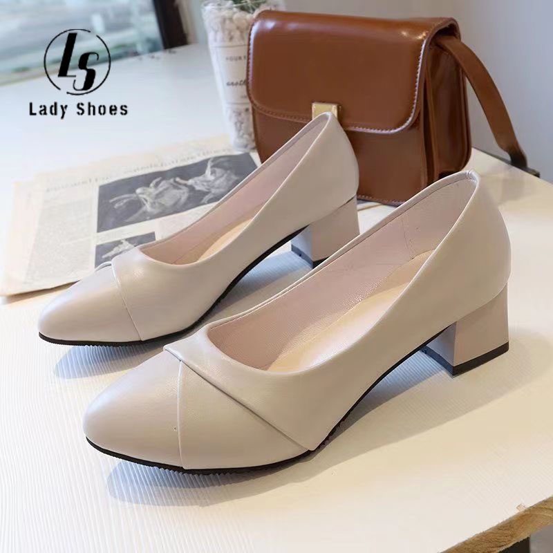 2 inches heels school shoes with heels Block Heels Large -size ...