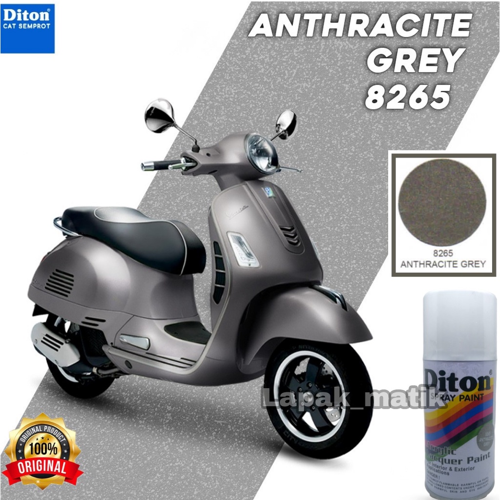 Pilok Diton METALLIC GREY ANTHRACITE GREY 8265 300ml | Shopee Philippines