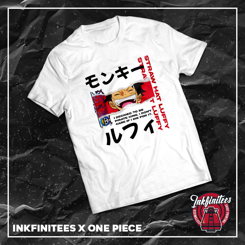 Inkfinitees One Piece Collection - Monkey D Luffy v2 (Unisex - for Men ...