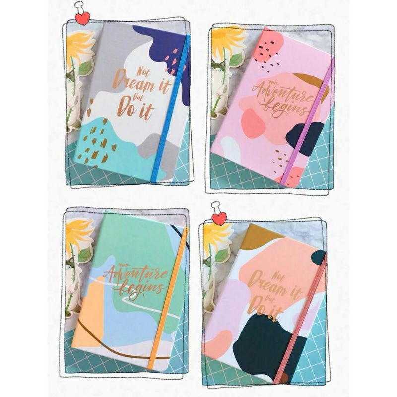 Adventure Begins Dream Do It Inspirational Diary Planner | Shopee ...