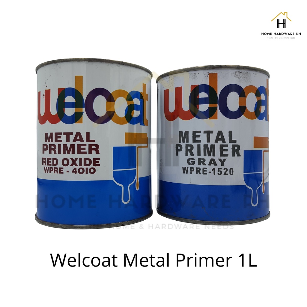 Welcoat Metal Primer Gray / Red Oxide 1L | Shopee Philippines
