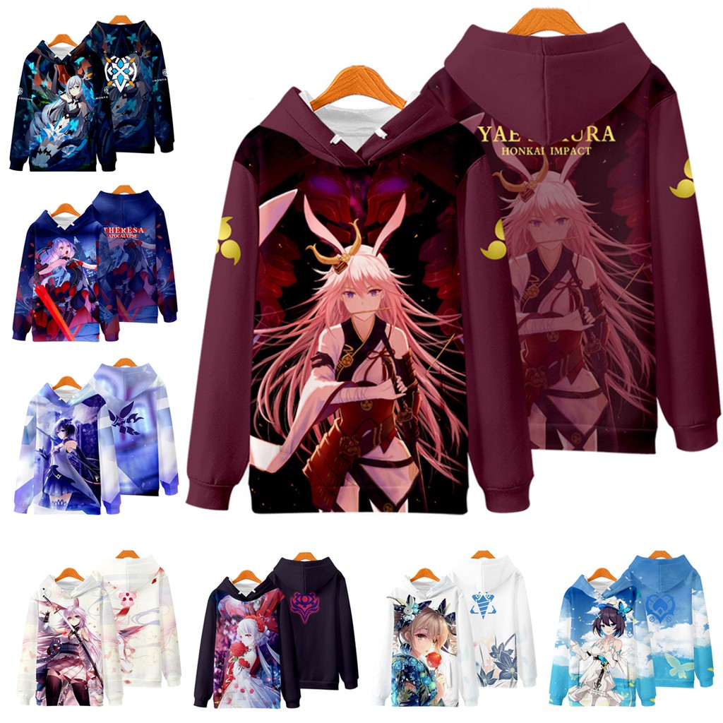 New Anime Honkai Impact 3 Yae Sakura/Kiana Kaslana/Seele Vollerei ...