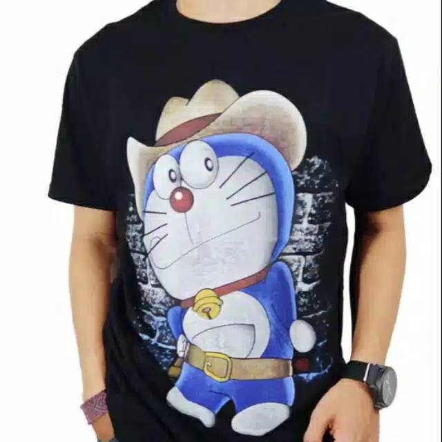 Doraemon Cowboy T-Shirts / Cartoon Shirts / Boys Shirts / Men's Shirts ...