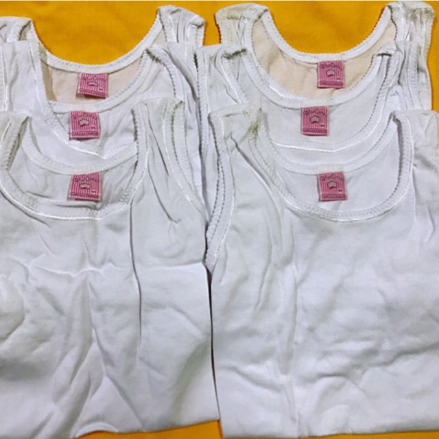 Blue corner ladies sando white 6 in 1(6pcs per pack) | Shopee Philippines