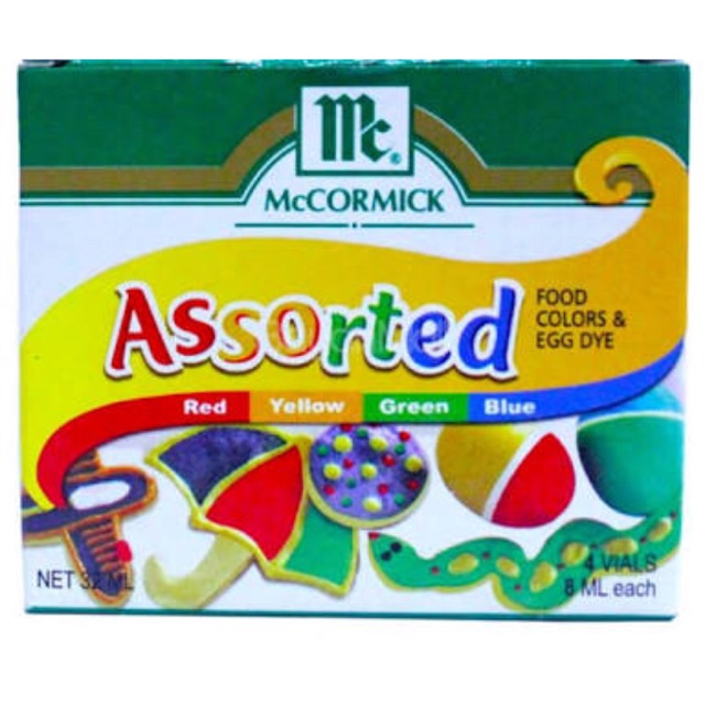 Mc Cormick Assorted Color Food Color 4vial/8ml each | Shopee Philippines