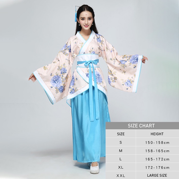 Woman Hanfu Dress Traditional Costumes Stage Dance Dress Chinese Tang ...