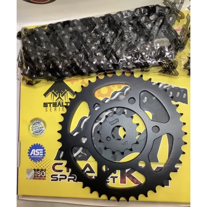 FZ16 /SNIPER 150 SPROCKET SET TSR BRAND 43T, 42T, 40T, 38T/ Chain ...