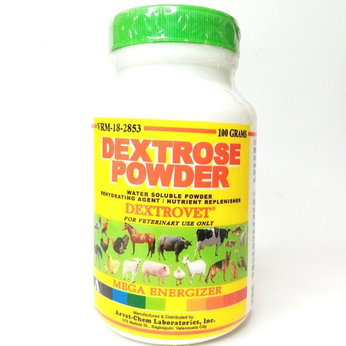 [VET SUPPORT] 2bottles 100g dextrose powder (dextrovet) water soluble ...