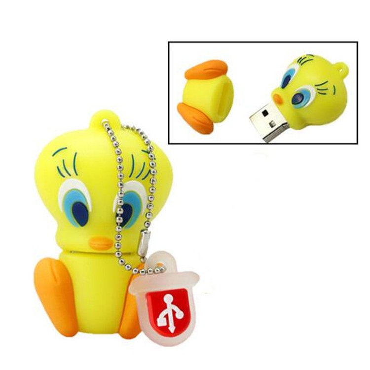 Cute yellow Tweety Bird Pendrive USB Flash Drive 16GB 32GB 64GB drive ...