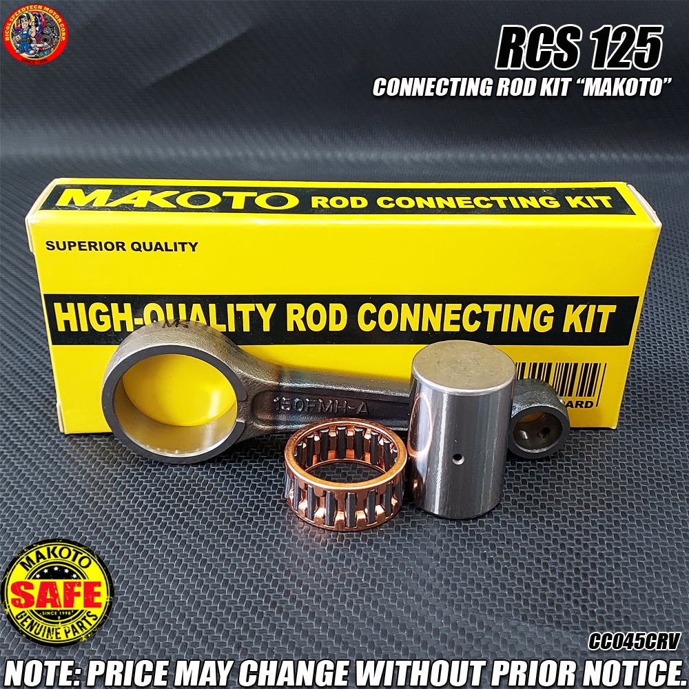 KEEWAY RCS 125 CONNECTING ROD KIT "MAKOTO" (CC045CRV) | Shopee Philippines