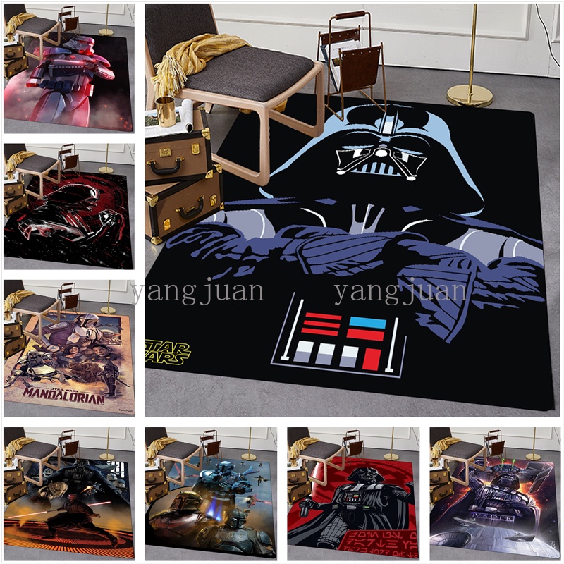 Star Wars Carpet Movie Character Black Samurai Lightsaber Crystal ...