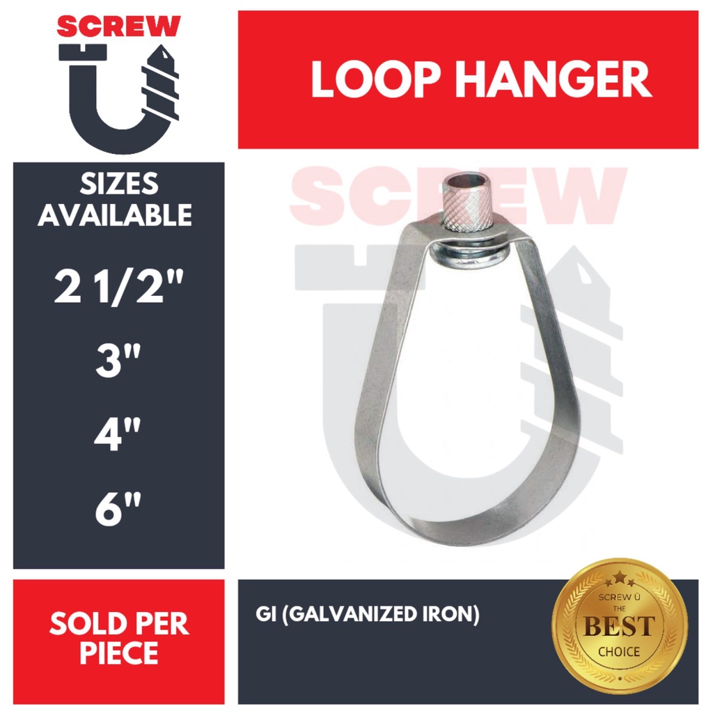Loop hanger 2 1/2 | 3 | 4 | 6 (sold per piece) | Shopee Philippines